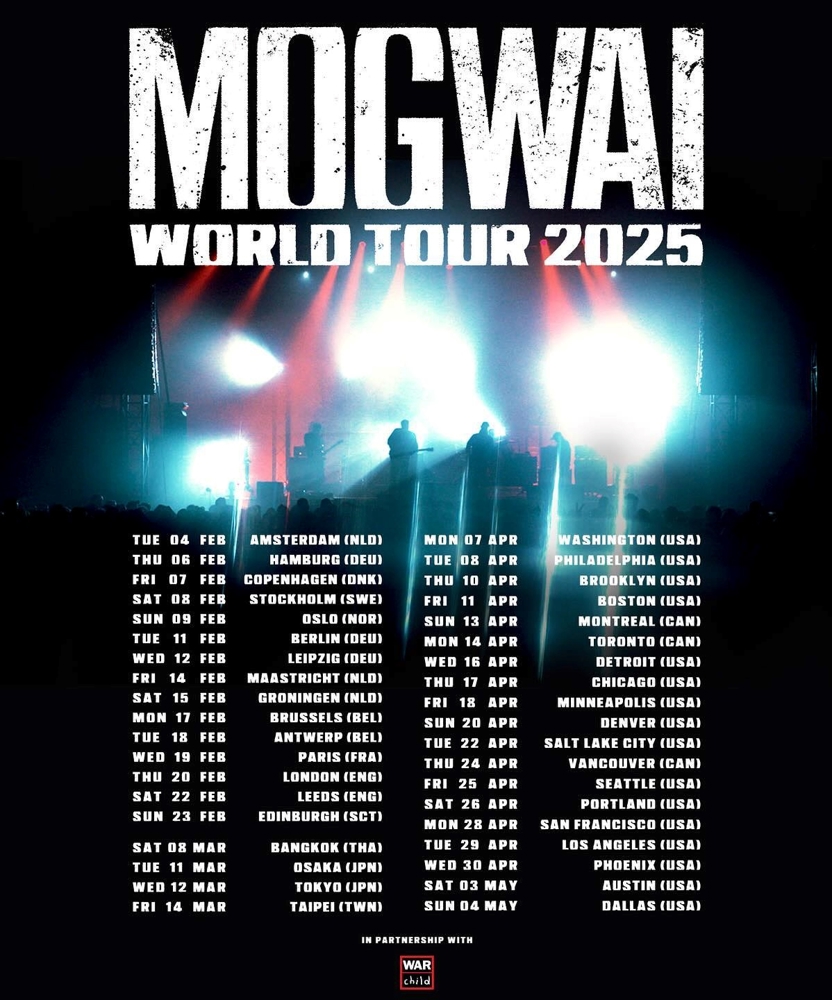 Mogwai - World Tour 2025 - 19 February 2025 - Casino de Paris - Event ...