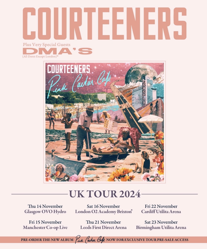 The Courteeners - UK Tour 2024 - 15 November 2024 - Co-op Live - Event ...