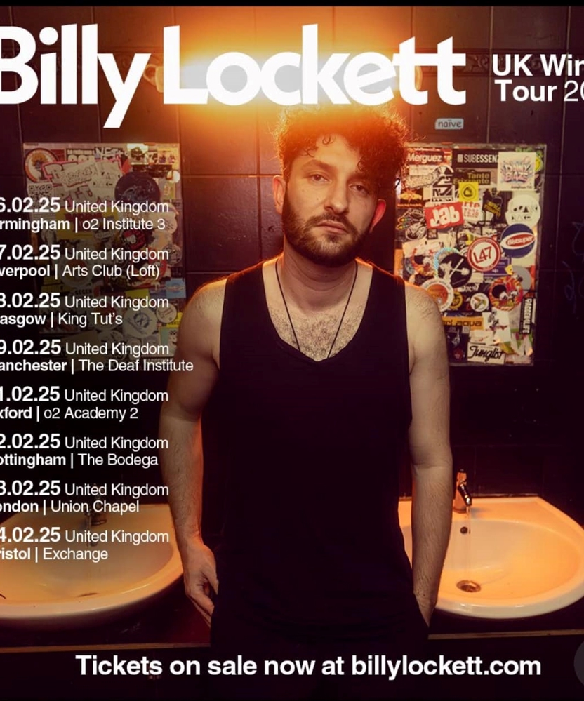 Billy Lockett - UK Winter Tour 2025 - 06 February 2025 - O2 Institute ...