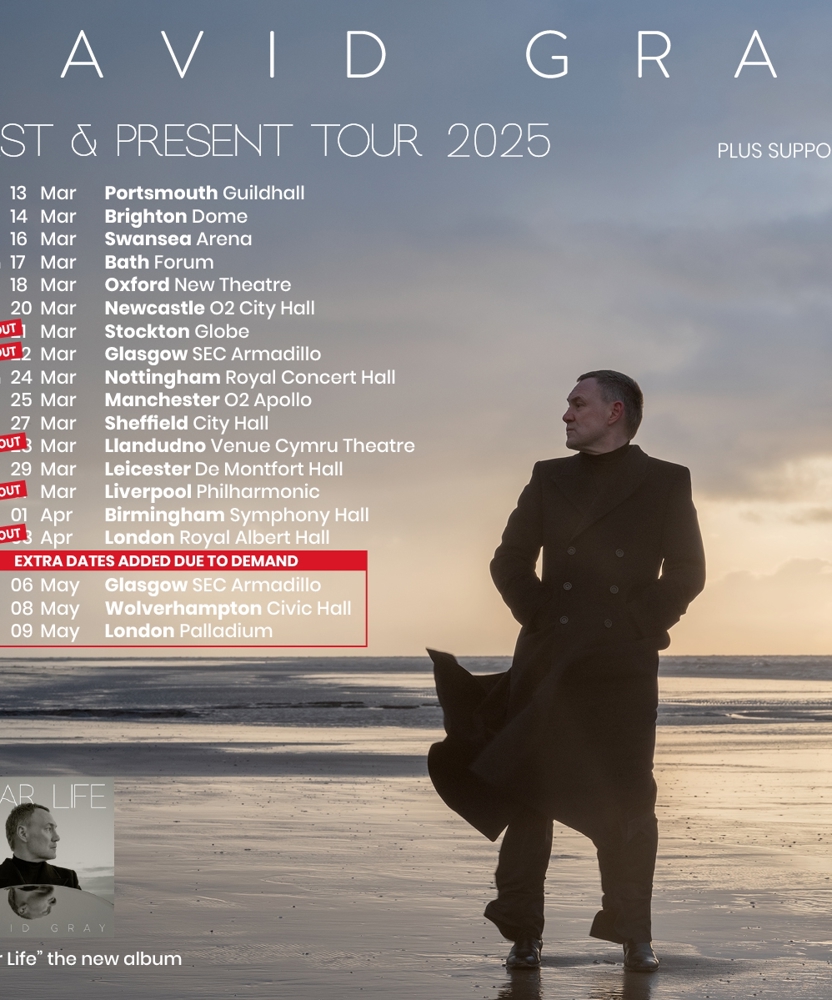 David Gray - Past & Present Tour 2025 - 25 March 2025 - O2 Apollo ...