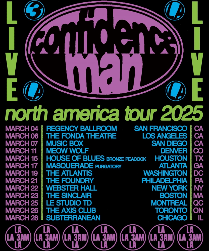Confidence Man - North American Tour 2025 - 19 March 2025 - The ...