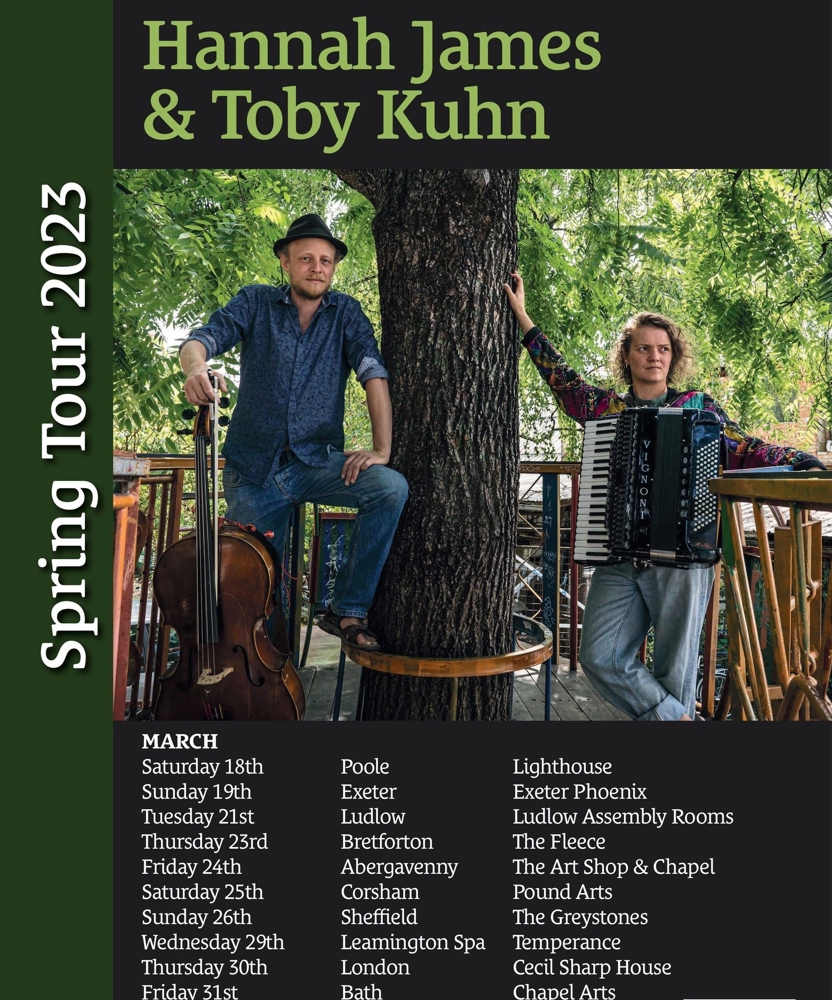 Hannah James & Toby Kuhn - Spring Tour 2023 - 31 March 2023 - Chapel ...