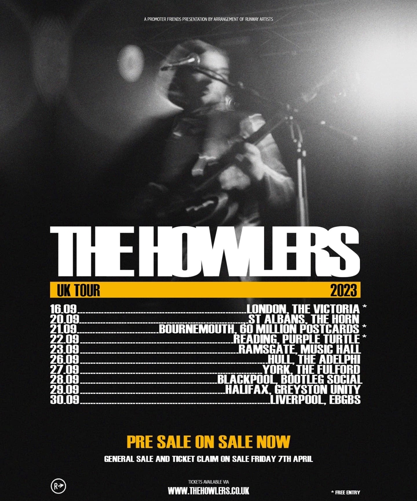 The Howlers - UK Tour 2023 - 30 September 2023 - EBGBS - Event/Gig ...