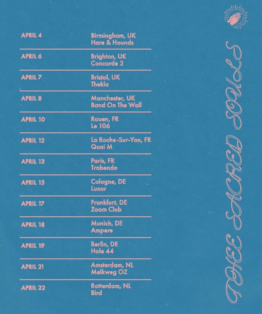 Thee Sacred Souls - 2023 UK & EU Tour - 17 April 2023 - Zoom Frankfurt ...