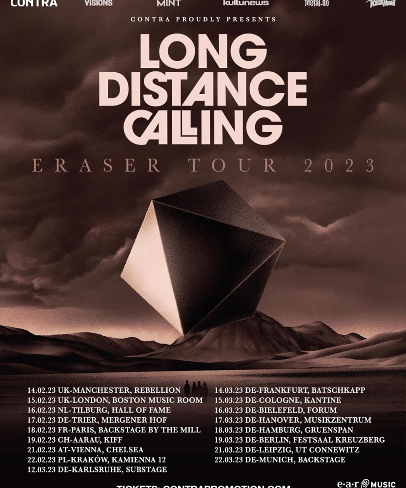 Long Distance Calling - Eraser Tour 2023 - 17 February 2023 - Mergener ...