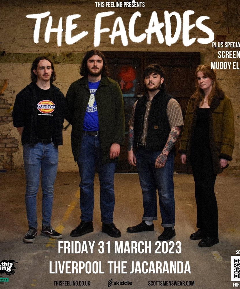 The Facades - 31 March 2023 - The Jacaranda - Event/Gig details ...