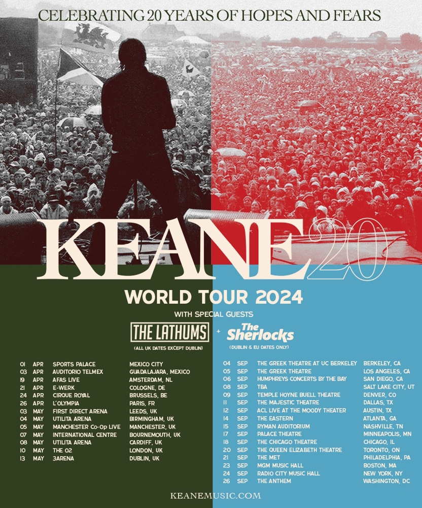 Keane - World Tour 2024 - 12 September 2024 - ACL Live at The Moody ...