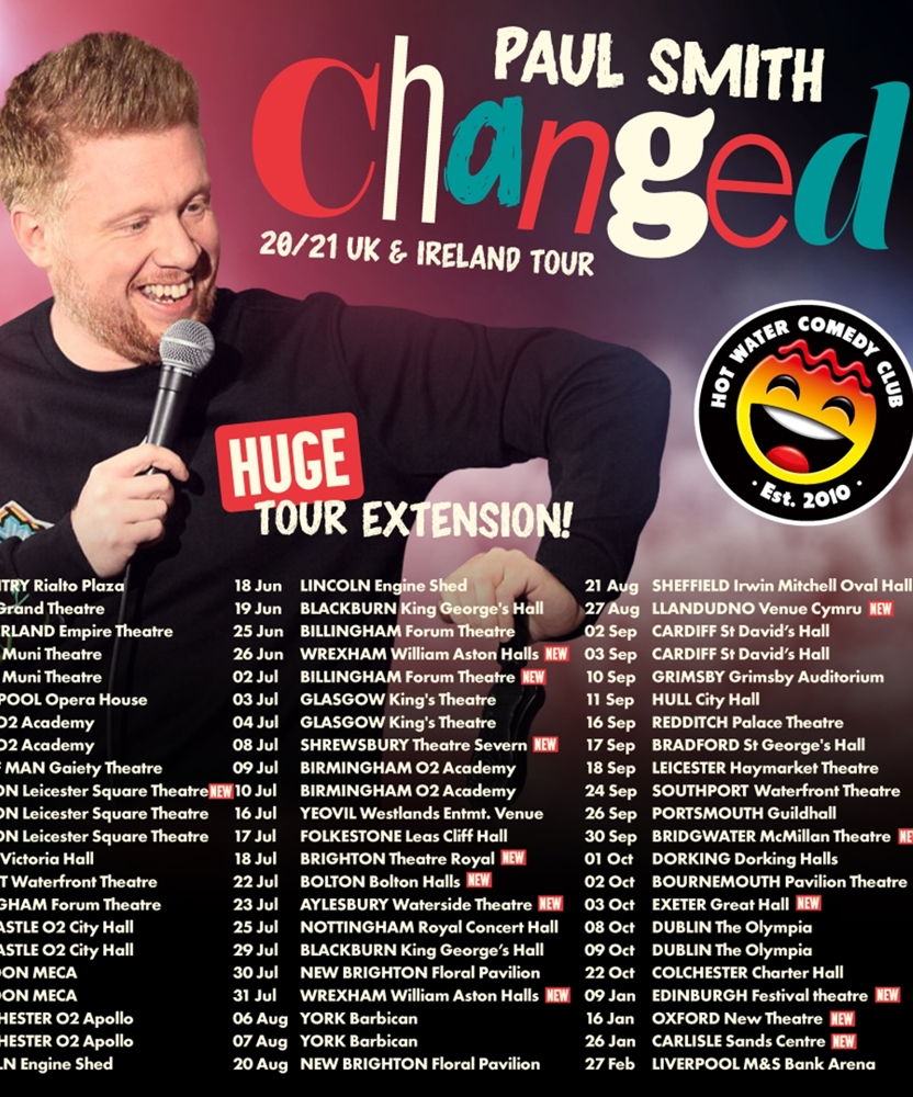 Paul Smith - Changed - 18 June 2021 - Belfast Waterfront - Event/Gig ...