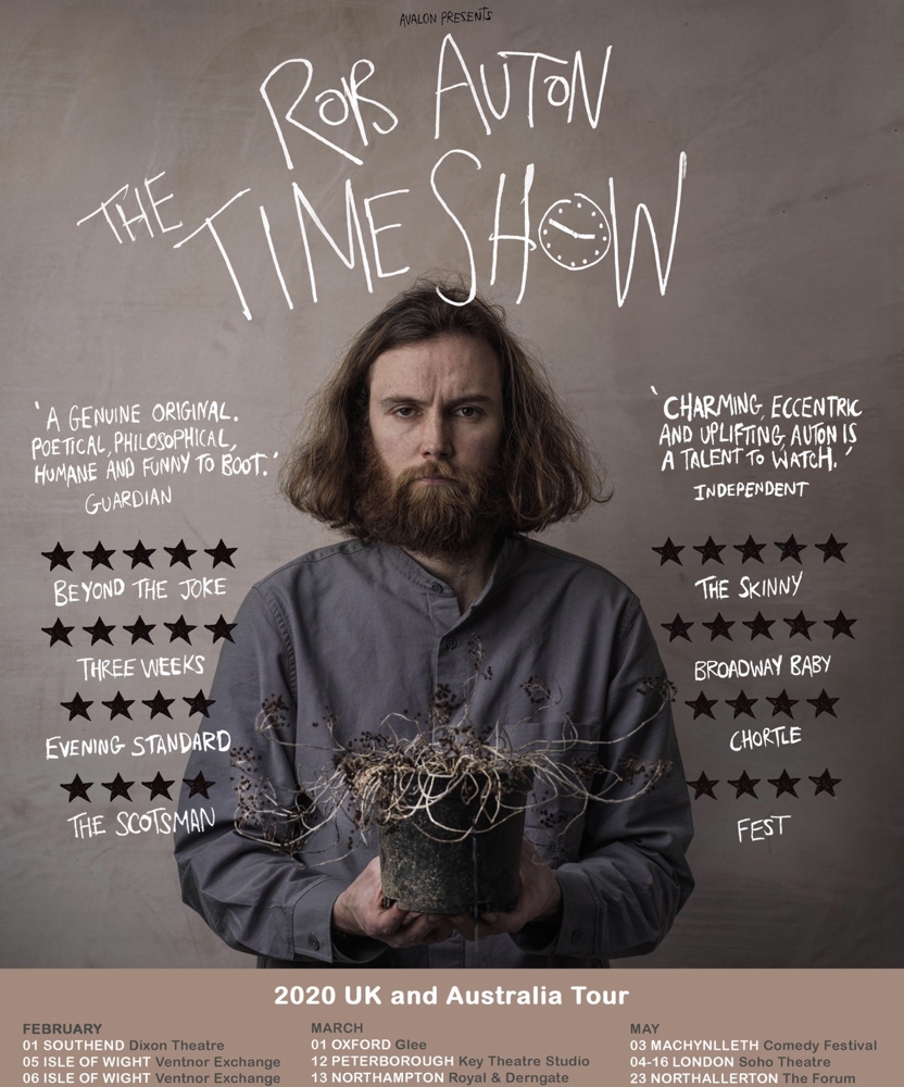 Rob Auton - The Time Show - 08 June 2021 - Leadmill - Event/Gig details ...