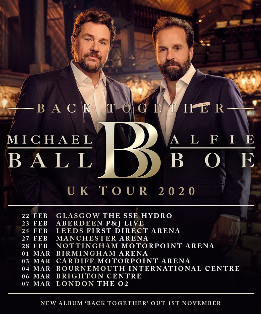 Michael Ball & Alfie Boe - Back Together UK Tour 2020 - 01 March 2020 - Utilita Arena Birmingham ...